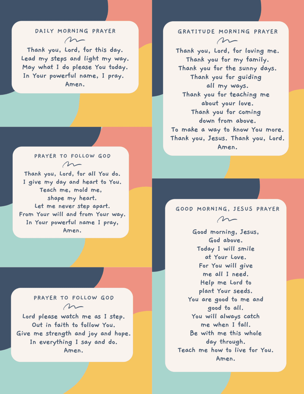 5 Fun and Easy Morning Prayers for Kids to Learn (with Printables!)